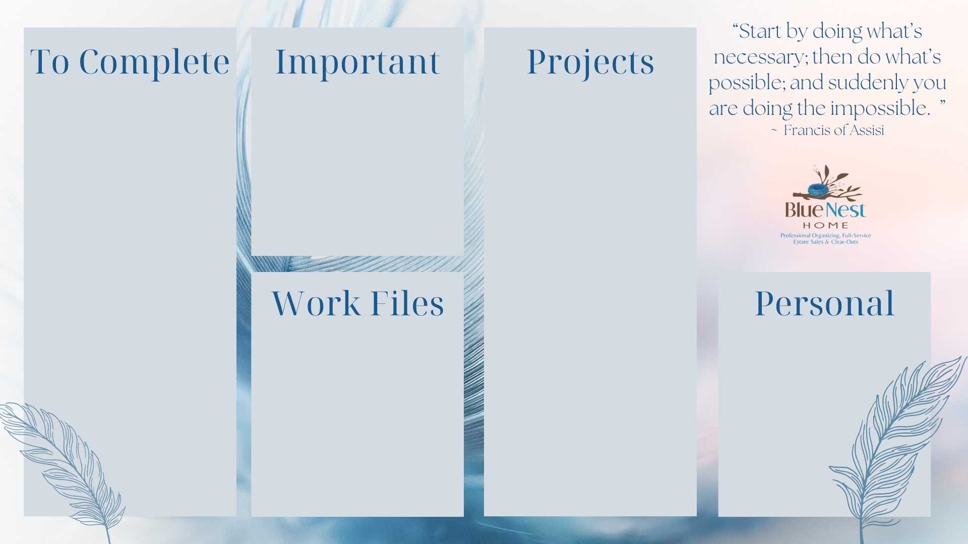 Digital Organizing Challenge | Blue Nest Home Digital Organizing Challenge | Blue Nest Home